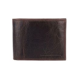 HIDE & STITCHES Leder-Geldb&ouml;rse in Braun - (B)12 x (H)10 x (T)2 cm - 59% | Herren-portemonnaies-etuis