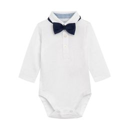 COOL CLUB 2tlg. Outfit in Wei&szlig;/ Dunkelblau - 40% | Gr&ouml;&szlig;e 86 | Baby-bodys