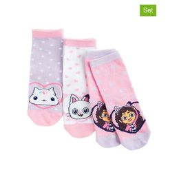 COOL CLUB 3er-Set: Socken in Rosa/ Lila/ Wei&szlig; - 33% | Gr&ouml;&szlig;e 28-30 | Babysocken-strumpfhosen