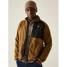 Regatta Fleecejacke "Frankie Borg" in Hellbraun - 73% | Gr&ouml;&szlig;e XL | Herren-pullover-sport