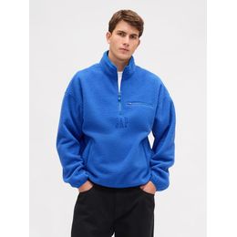 GAP Fleecepullover in Blau - 55% | Gr&ouml;&szlig;e XS | Herren-fleece