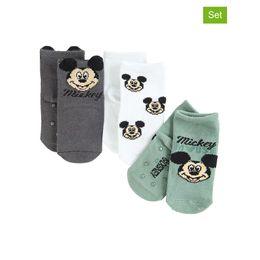 COOL CLUB 3er-Set: Socken in Anthrazit/ Gr&uuml;n/ Wei&szlig; - 33% | Gr&ouml;&szlig;e 16-18 | Babysocken-strumpfhosen