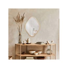 THE HOME DECO FACTORY Spiegel in Natur in Beige - (H)60 cm - 57% | Spiegel