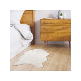 The Home Deco Kids Kurzflor-Teppich in Creme - (L)90 x (B)60 cm - 65% |