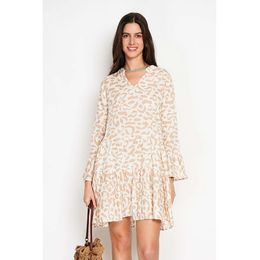William de Faye Kleid in Wei&szlig;/ Beige - 70% | Gr&ouml;&szlig;e 42 | Damen-kleider