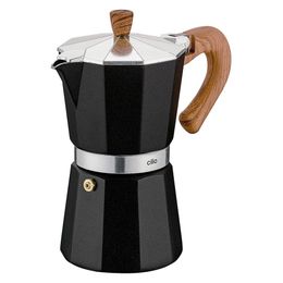 Cilio Espressokocher "Classico Natura" in Schwarz - (H)19 x &Oslash; 10 cm - 16% | Gedeckter-tisch