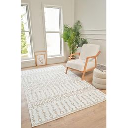 Conceptum Hypnose Kurzflor-Teppich ''Moderno 3332'' in Beige/ Creme - 75% | Gr&ouml;&szlig;e 120x170 cm |