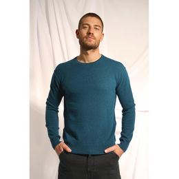 Just Cashmere Kaschmir-Pullover "Noe" in Blau - 60% | Gr&ouml;&szlig;e XL | Herren-plussize