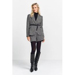 Rich & Royal Rich&Royal Blazer in Schwarz/ Wei&szlig; - 64% | Gr&ouml;&szlig;e 36 | Damenjacken