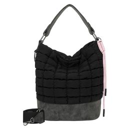 Fritzi aus Preussen Fritzi aus Preu&szlig;en Schultertasche "Olga" in Schwarz/ Anthrazit - (B)27 x (H)37 x (T)17 cm - 40% | Damen-taschen