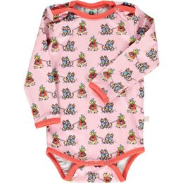 Smafolk Sm&aring;folk Body in Rosa/ Bunt - 68% | Gr&ouml;&szlig;e 86 | Baby-bodys