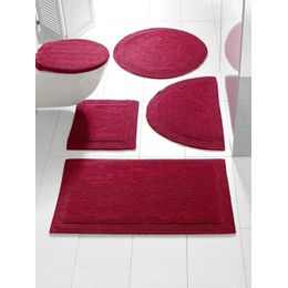 HEINE HOME Badematte in Bordeaux - 60% | Gr&ouml;&szlig;e 80x150 cm | Heimtextilien-badematten