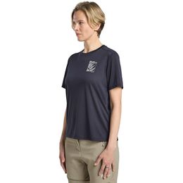Jack Wolfskin Funktionsshirt "Vonnan" in Anthrazit - 53% | Gr&ouml;&szlig;e S | Damen-outdoor-tops-shirts
