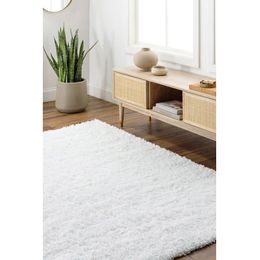 Conceptum Hypnose Hochflor-Teppich ''Necko'' in Wei&szlig; - 74% | Gr&ouml;&szlig;e 80x150 cm |