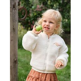 COOL CLUB Fleecejacke in Creme - 50% | Gr&ouml;&szlig;e 86 | Babyjacken