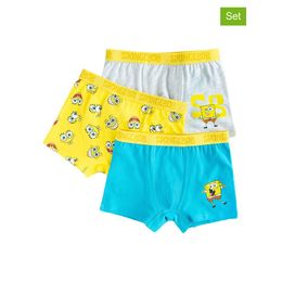 COOL CLUB 3er-Set: Boxershorts in T&uuml;rkis/ Grau/ Gelb - 41% | Gr&ouml;&szlig;e 122/128 | Kinder-waesche