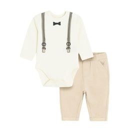 COOL CLUB 2tlg. Outfit in Creme/ Beige - 50% | Gr&ouml;&szlig;e 74 | Baby-bodys