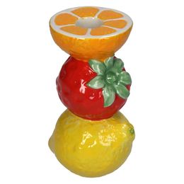 Kersten Kerzenst&auml;nder "Fruits" in Rot/ Gelb/ Bunt - (H)14 x &Oslash; 9 cm - 14% | Kerzen-vasen