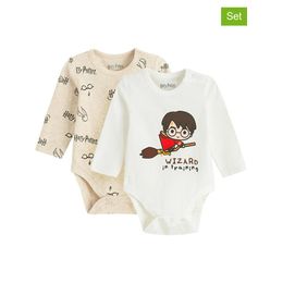 COOL CLUB 2er-Set: Bodys in Beige/ Wei&szlig; - 41% | Gr&ouml;&szlig;e 74 | Baby-bodys