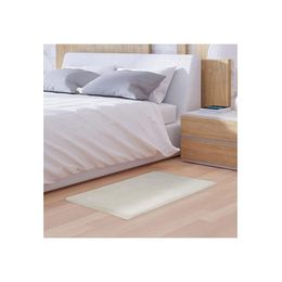 THE HOME DECO FACTORY Kurzflor-Teppich in Creme - (L)110 x (B)60 cm - 57% |