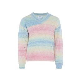 Sidona Pullover Damen Gr&ouml;&szlig;e XS/S t&uuml;rkis / hellgelb / rosa