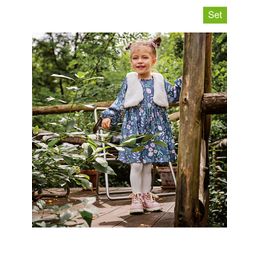COOL CLUB 2tlg. Kleid mit Weste in Dunkelblau/ Wei&szlig; - 48% | Gr&ouml;&szlig;e 74 | Baby-kleider-roecke