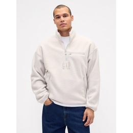 GAP Fleecepullover in Creme - 56% | Gr&ouml;&szlig;e XL | Herren-fleece