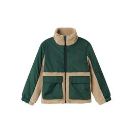 name it &Uuml;bergangsjacke 'MONICO' Jungen Gr&ouml;&szlig;e 146 cappuccino / dunkelgr&uuml;n