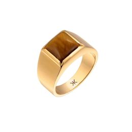 Kuzzoi Ring 'Tigerauge' male Gold size 60