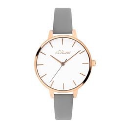 s.Oliver Analog Watch female Grey size One Size