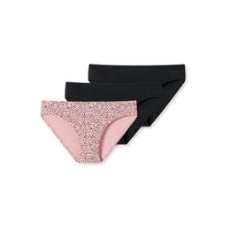 Schiesser Slip M&auml;dchen Gr&ouml;&szlig;e 164 rosa / schwarz