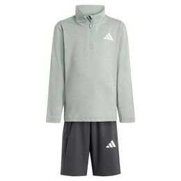 adidas Sportswear Trainingsanzug 'Goto' Jungen Gr&ouml;&szlig;e 110 anthrazit / hellgrau / wei&szlig;