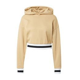 Urban Classics Sweatshirt Damen Gr&ouml;&szlig;e XL sand / schwarz / wei&szlig;