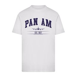 F4NT4STIC Shirt 'Pan Am College Sports Text Est 1927' male White size M