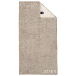 JOOP! Duschtuch Classic Doubleface, Sand, Textil, Uni, 80x150 cm, Made in Germany, Oeko-Tex&reg; Standard 100, saugf&auml;hig, Aufh&auml;ngeschlaufe, strapazierf&auml;hig, angenehm weich, hochwertige Qualit&auml;t, schadstoffgepr&uuml;ft, Badtextilien, Duscht&uuml;cher
