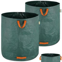 Gardebruk Gartenabfallsack 2er-Set Gr&uuml;n je 500 Liter