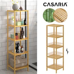Casaria Standregal Bambus 140x33x33cm