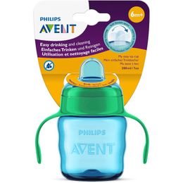 Philips Avent Trinklernbecher &raquo;SCF551&laquo; Schnabelbecher mit weichem Trinkschnabel, ab 6. M. blau Polypropylen, Silikon Kompatibel mit dem Philips Avent 