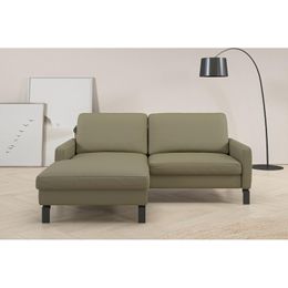 Home Affaire Ecksofa &raquo;Lecce, L-Form, Federkernpolsterung, Breite 194 cm&laquo; inkl. saugroboterfreundliche H&ouml;he & schmale Armlehnen 100% Leder