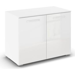 Rauch Sideboard &raquo;T&uuml;rkommode Kommode Lowboard OTELI mit Dekor- und Hochglanzfront&laquo; Breite 80 cm inkl. Soft-Close-Funktion, mit 2 T&uuml;ren, Einlegeboden 