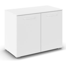 Rauch Sideboard &raquo;T&uuml;rkommode Kommode Lowboard OTELI mit Dekor- und Hochglanzfront&laquo; Breite 80 cm inkl. Soft-Close-Funktion, mit 2 T&uuml;ren, Einlegeboden 