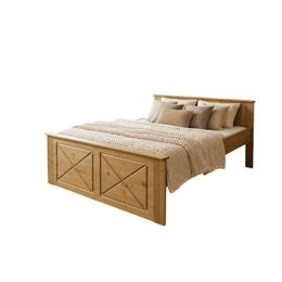 OTTO home Bett &raquo;Hugo&laquo; B/T/H: 153/208/84 cm, aus massiver Kiefer, ohne Lattenrost,140x200 cm, Bettkasten optional