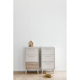 Paidi Highboard &raquo;EEFJE in Beige, 3 Schubladen mit Soft-Close, verschiedene Ausf&uuml;hrungen&laquo; B/H/T ca. 48/93/41cm, modernes und langlebiges Regal aus Holz