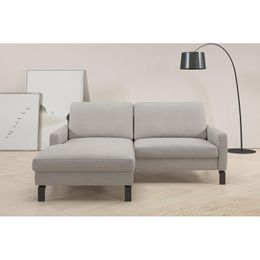 Home Affaire Ecksofa &raquo;Lecce, L-Form, Federkernpolsterung, Breite 194 cm&laquo; inkl. saugroboterfreundliche H&ouml;he & schmale Armlehnen 100% Polyester