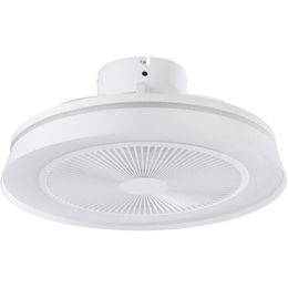 Eglo Deckenleuchte &raquo;VALLONIA 1 Leuchte und Ventilator - ABS - LED;LED - 1X25,2W;1X6,5W&laquo; LED-Modul 1 Stk. Kaltwei&szlig; Neutralwei&szlig; RGB Warmwei&szlig; 