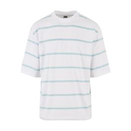 Urban Classics Damen Urban Classics T-Shirt &raquo; Herren Oversized Sleeve Modern Stripe Tee&laquo; 1 Stk. L
