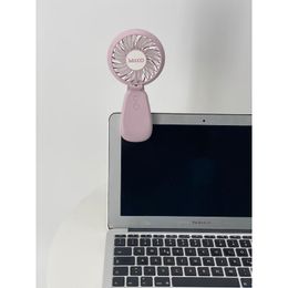 Salco Mini USB-Ventilator &raquo;SMF-20rs&laquo; rosa mit Band zum Umh&auml;ngen