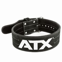 ATX Power Belt - Veloursleder - schwarz - Gr&ouml;&szlig;e L