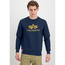 Alpha Industries Sweatshirt &raquo;Basic Sweater&laquo; new navy XXL XXL Alpha Logo Siebdruck auf der Brust