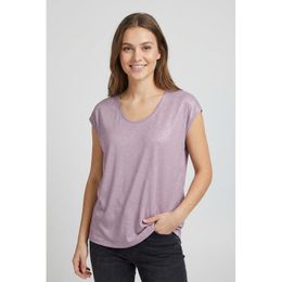 Pieces Damen Pieces Kurzarmshirt &raquo;PCALICE SS GLITTER TEE JRS NOOS BC&laquo; Viskosemischung, loose fit XXL